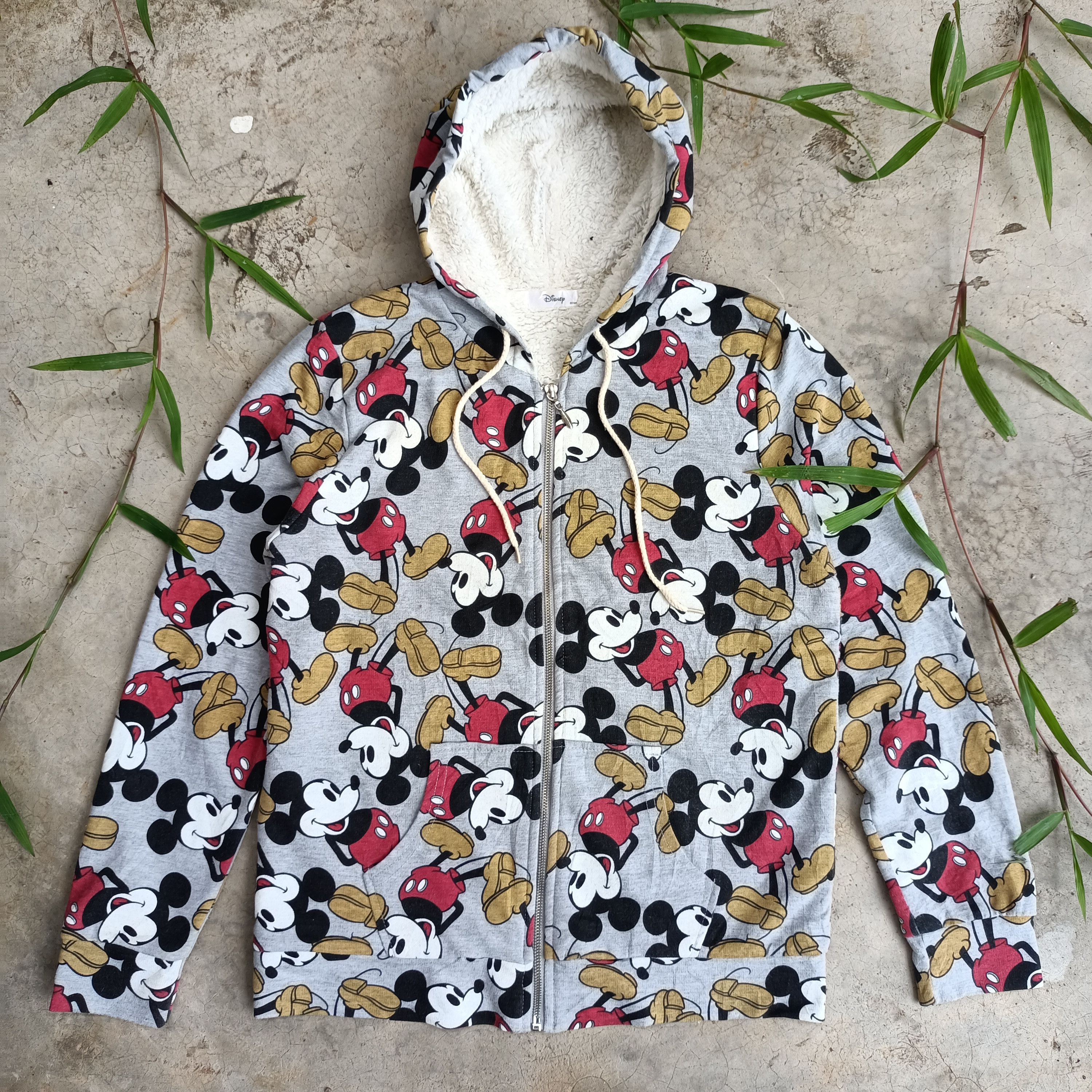 Disney × Mickey Mouse Steal💥 Mickey Mouse Full Graphic Hoodie Fleece ...