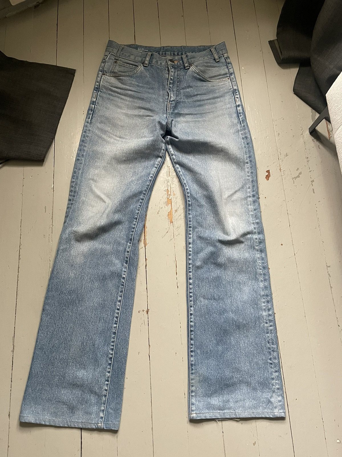Celine Celine SS20 Peer Wash Flared Jeans | Grailed