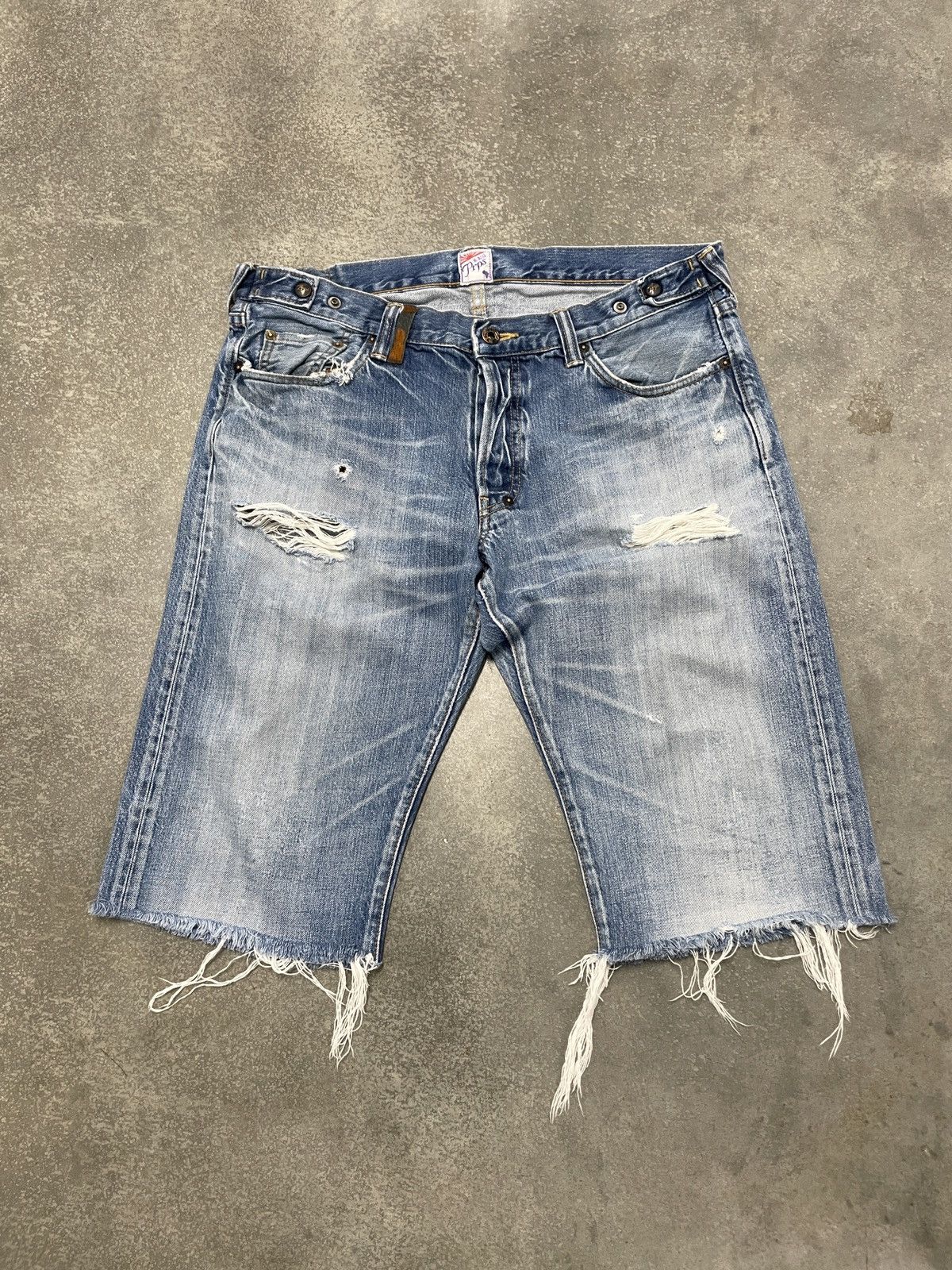 Prps PRPS Distress Denim Shorts Men 36x24 Japan Made | Grailed