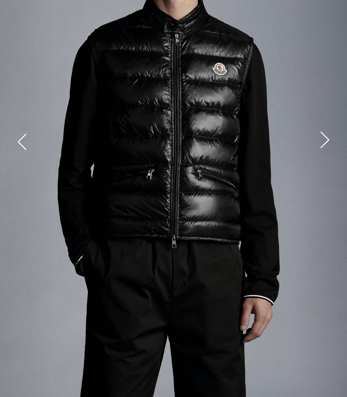 Moncler Moncler Black Down Gui Vest | Grailed