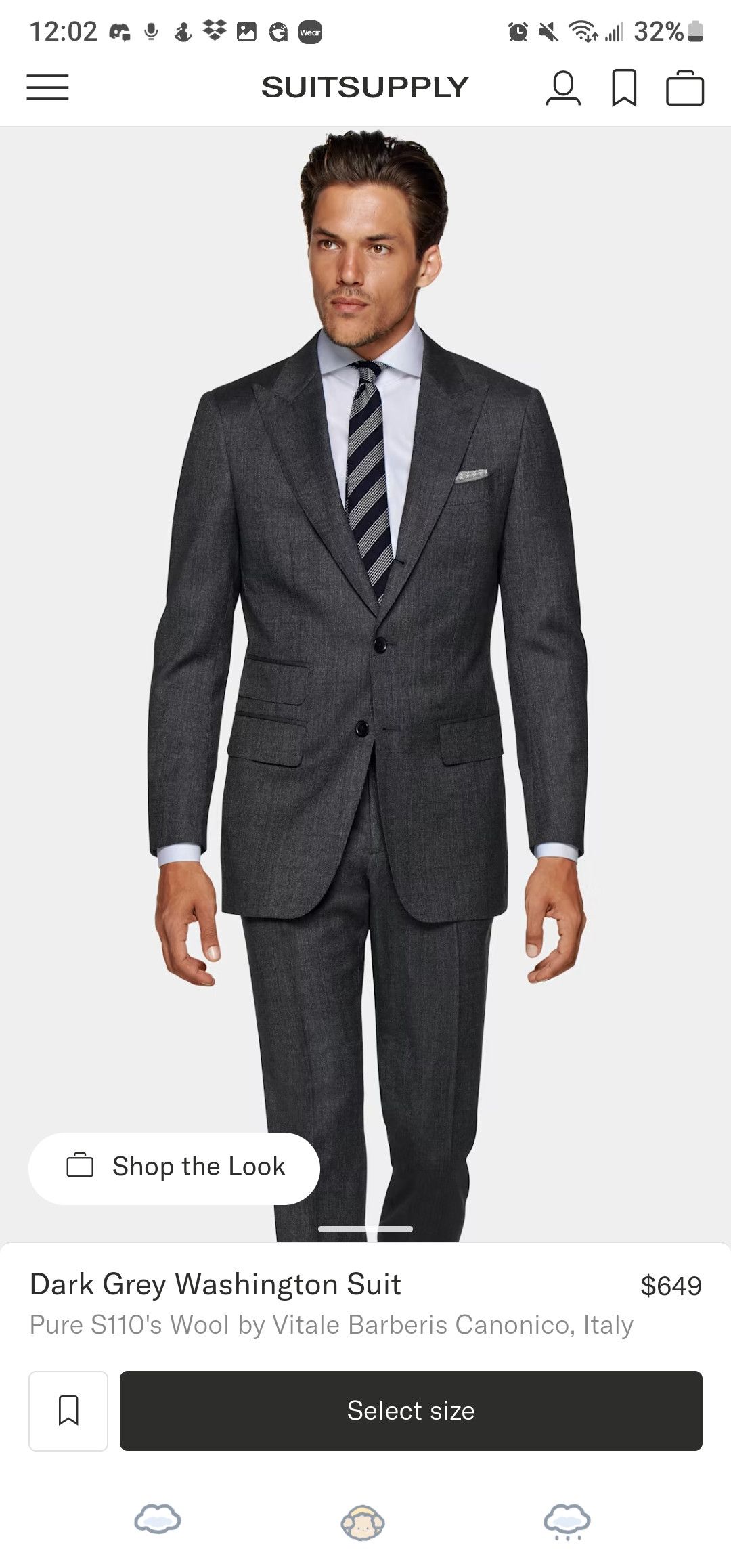 Suitsupply Suitsupply Washington suit | Grailed