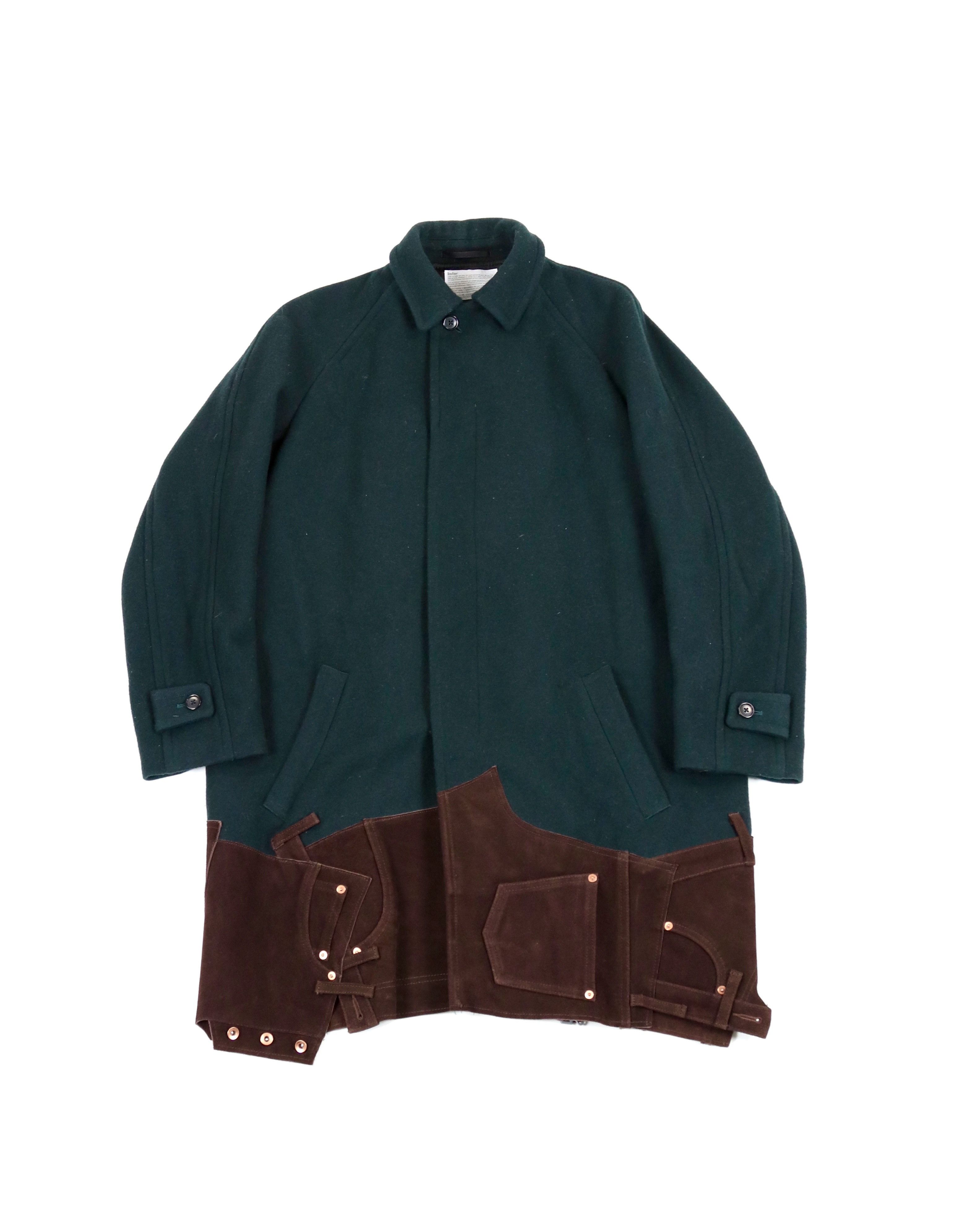 Kolor Suede/Wool Car Coat | Grailed