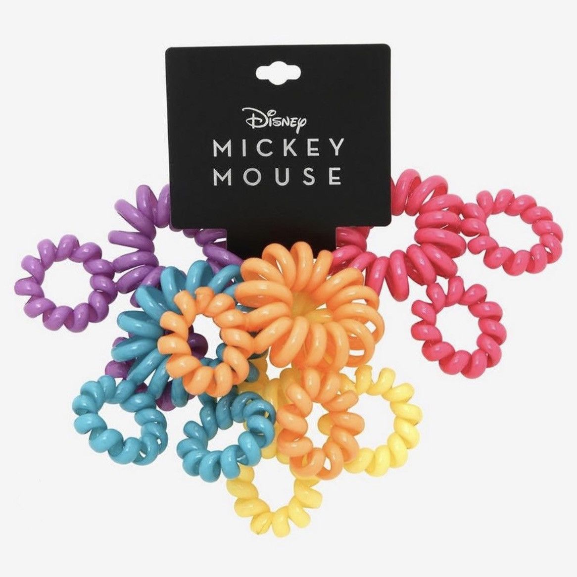 Disney NWT Disney Mickey Mouse Rainbow Coil Elastic Set | Grailed