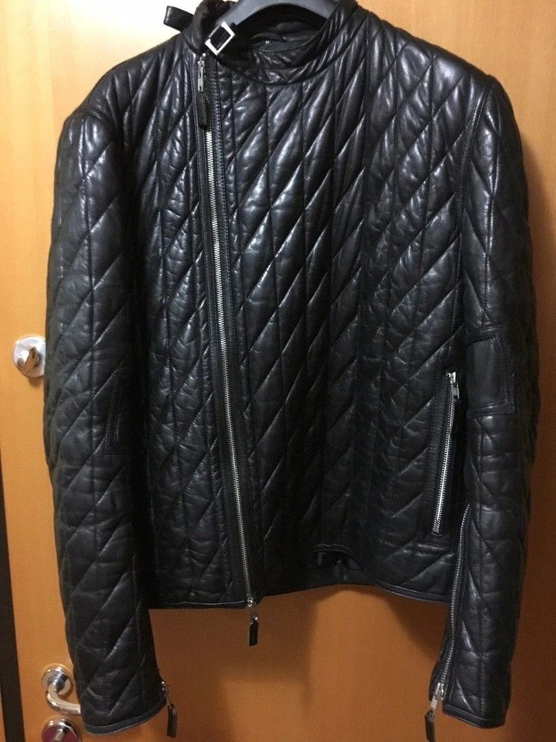 Vintage Lamb leather jacket british band Blue vintage 2000s | Grailed