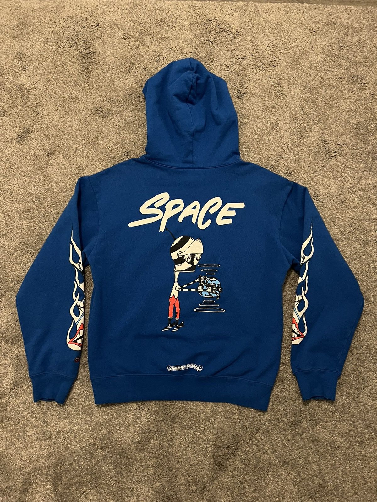 Chrome Hearts Chrome Hearts Matty Boy Blue Space Hoodie | Grailed