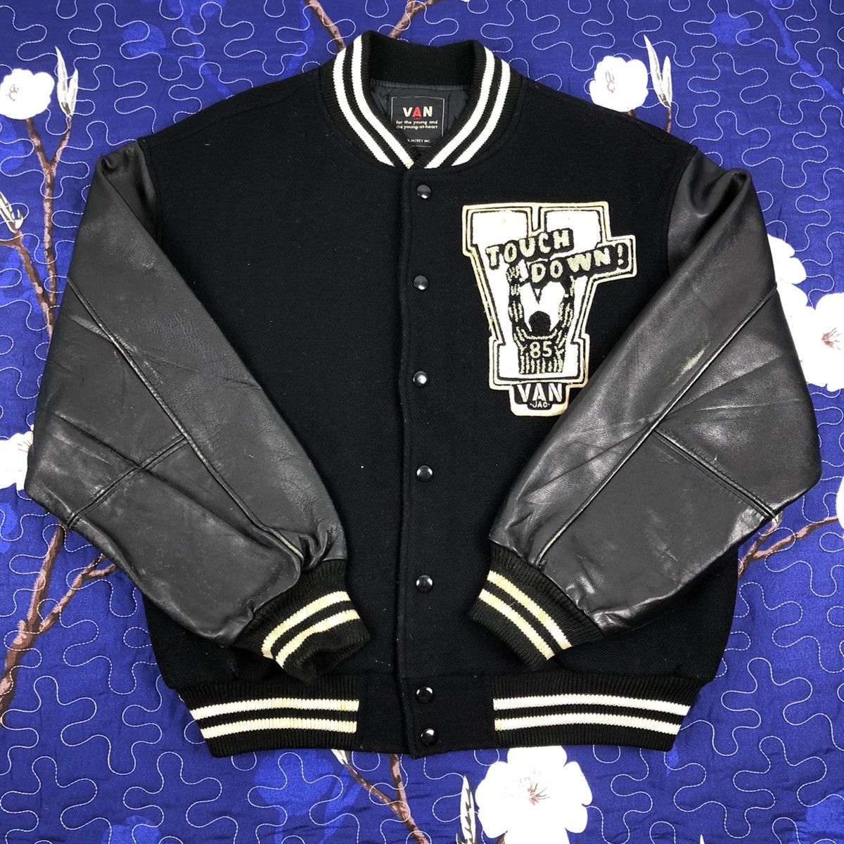 Van × Varsity Jacket × Vintage Vintage 1985 Van Jac Big ...
