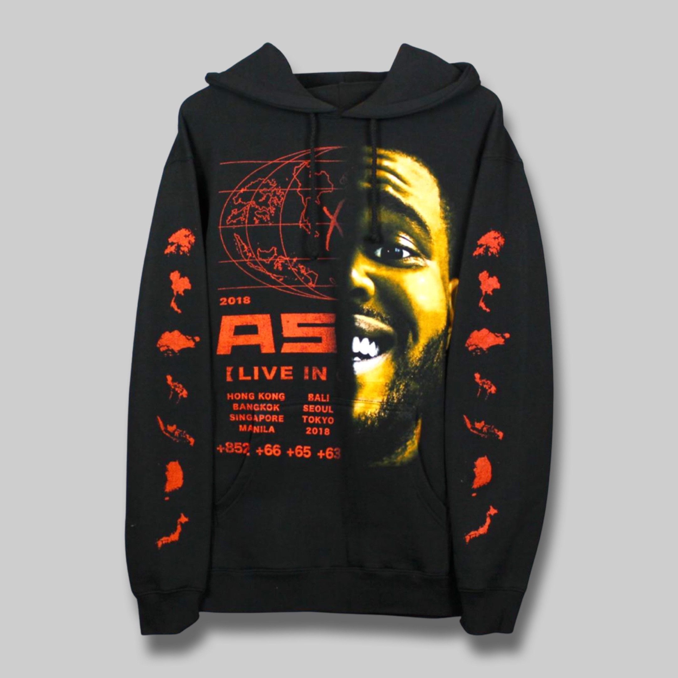 The Weeknd The Weeknd XO Asia Tour Hoodie Black | Grailed