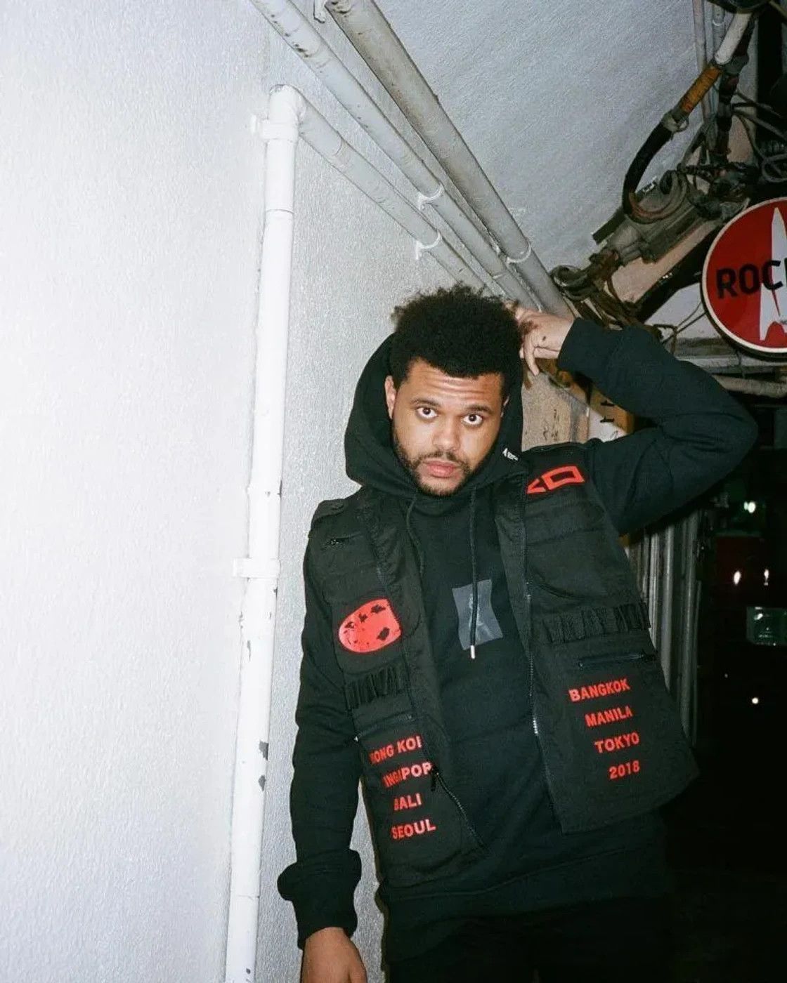 The Weeknd The Weeknd XO Asia Tour Ranger Vest Black 2018 | Grailed