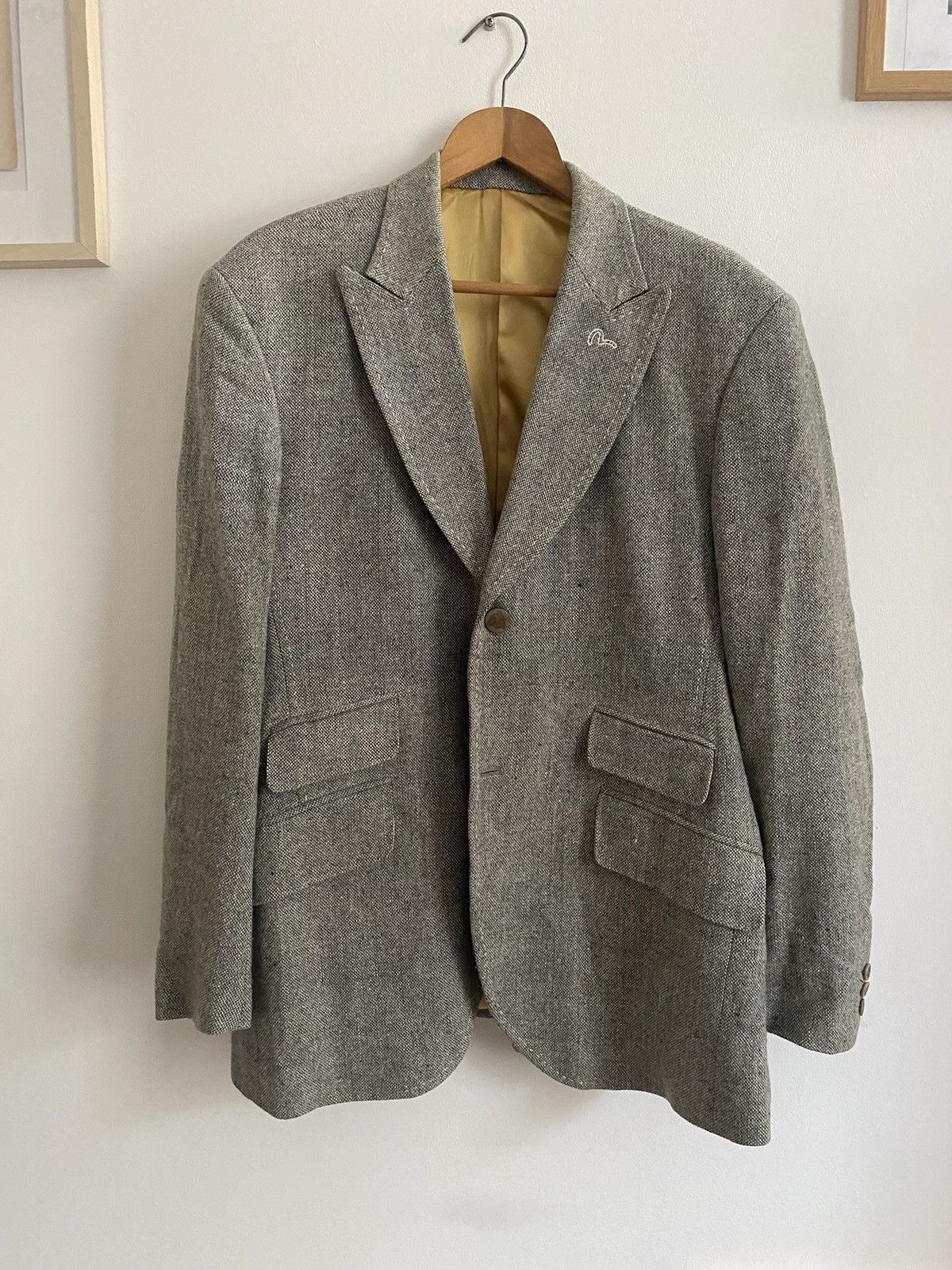 Evisu Vintage 90s Evisu Wool Suit Jacket | Grailed