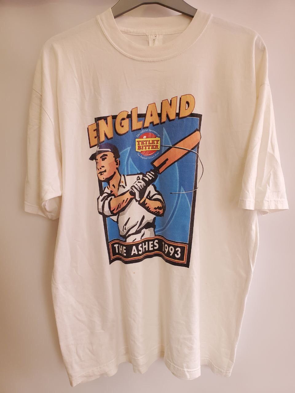 Cricket & Co × Rare × Vintage VINTAGE ENGLAND CRICKET TOUR 1993 T-SHIRT ...