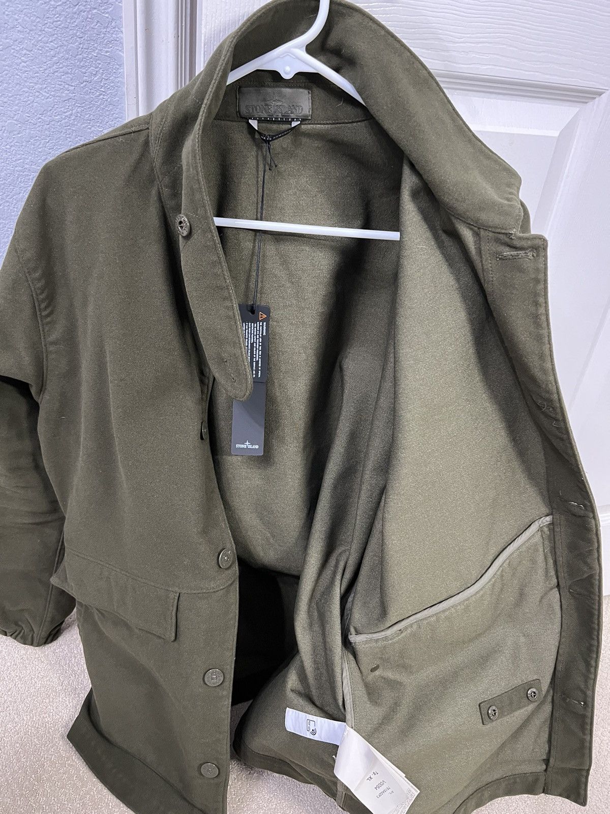 Stone Island Cotton Nylon Moleskin-TC, Ghost Piece Military Stone Island Cotton Nylon Moleskin-TC, Ghost Piece Military