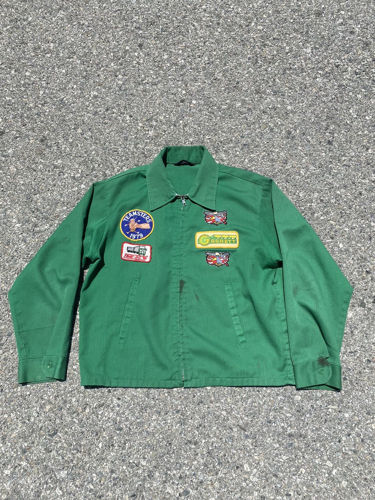 Vintage Vintage 1970s Patches Worker Jacket | Grailed