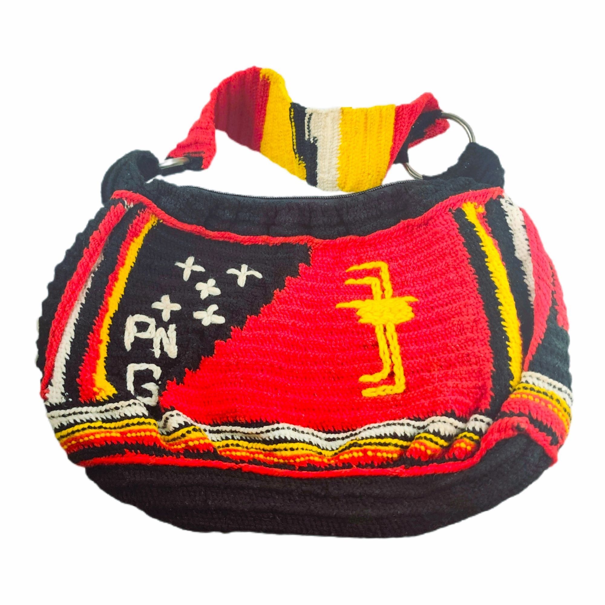 Handmade Bilum Woven Crochet Purse Bag Handwoven Papua New Guinea PNG ...