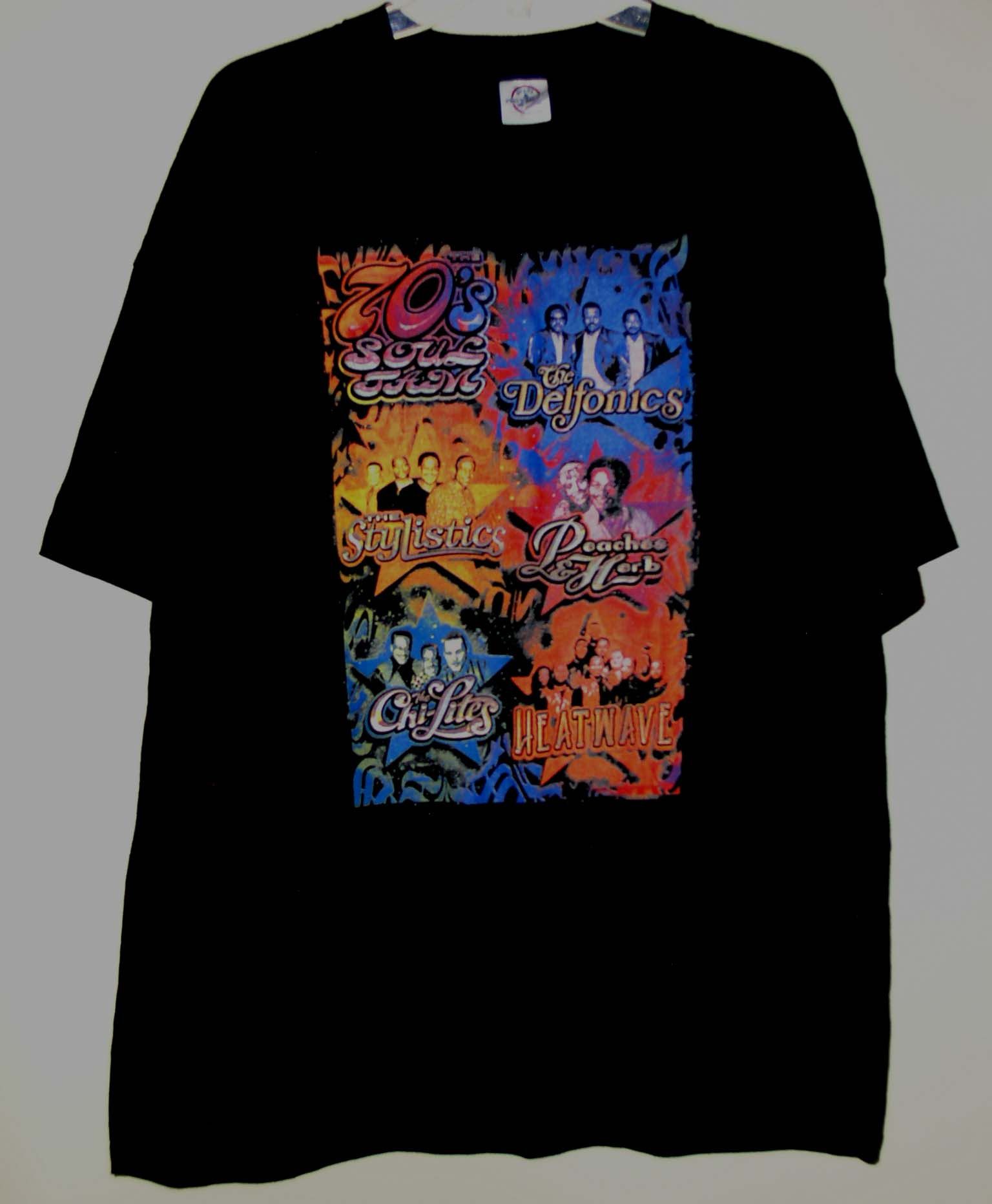 Band Tees × Delta × Vintage 70's Soul Jam Concert Shirt 2005 Delfonics ...