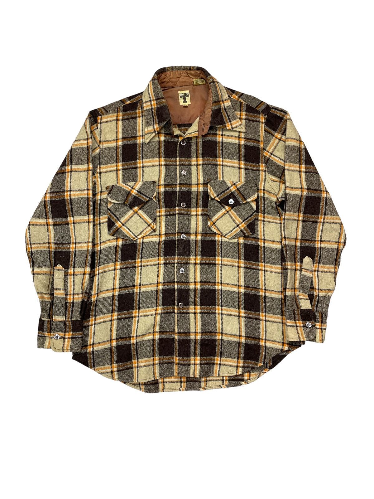 Vintage VTG 1970’s/1980’s Thrifty’s Wool Plaid Flannel Shirt | Grailed