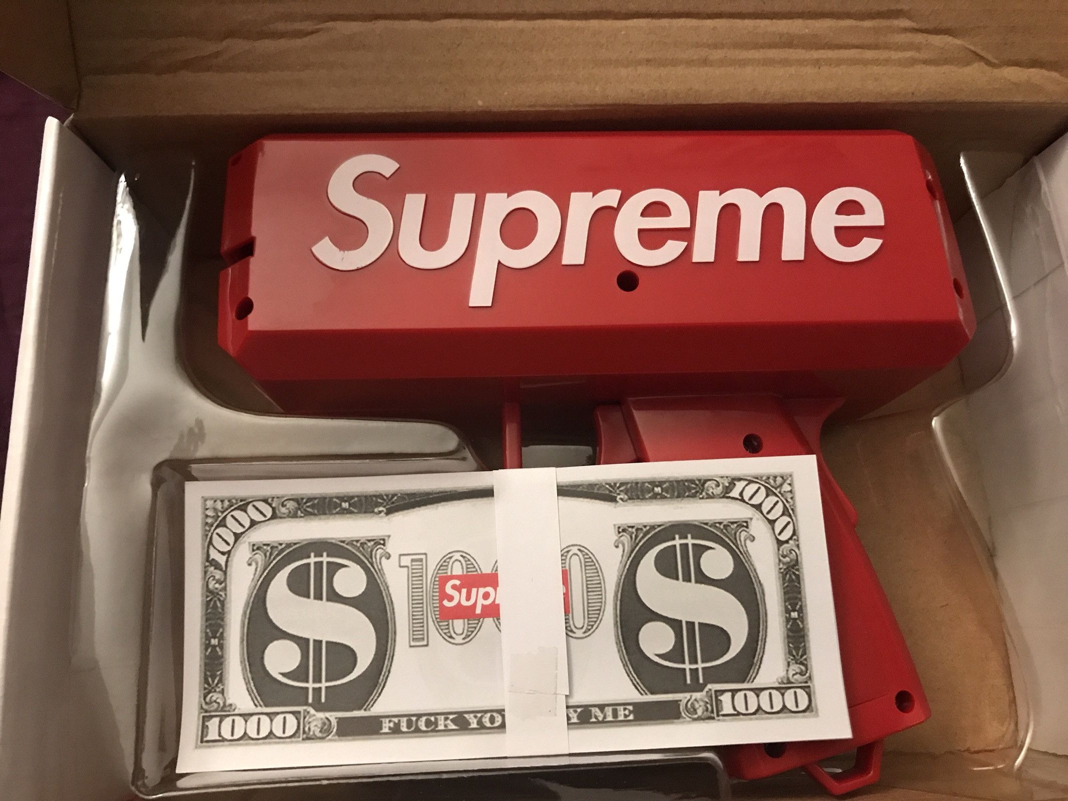 Supreme Cash Cannon/Money gun | Grailed