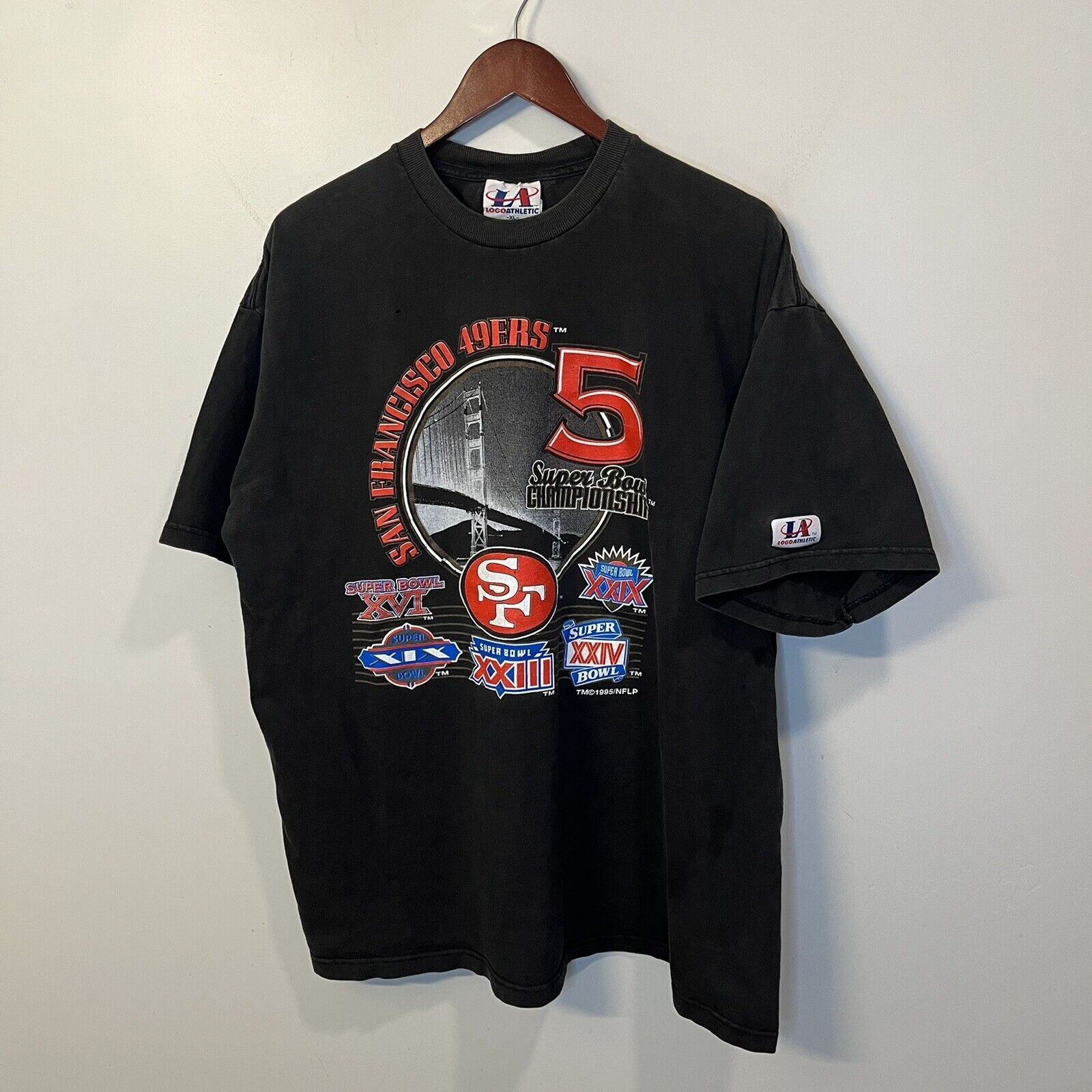 Logo Athletic × NFL × Vintage VTG San Francisco 49ers Super Bowl 1995 ...