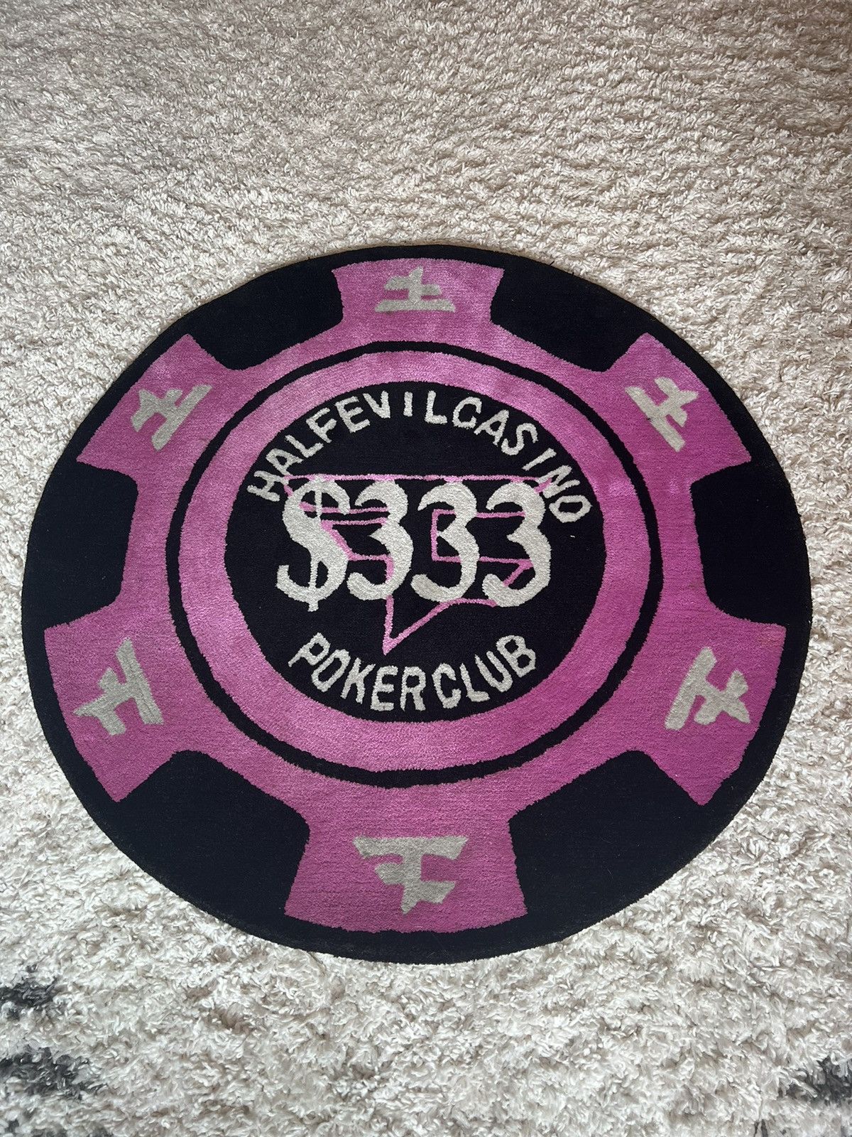 Faze × Half Evil POKER CHIP HALF EVIL X FAZE RUG | Grailed