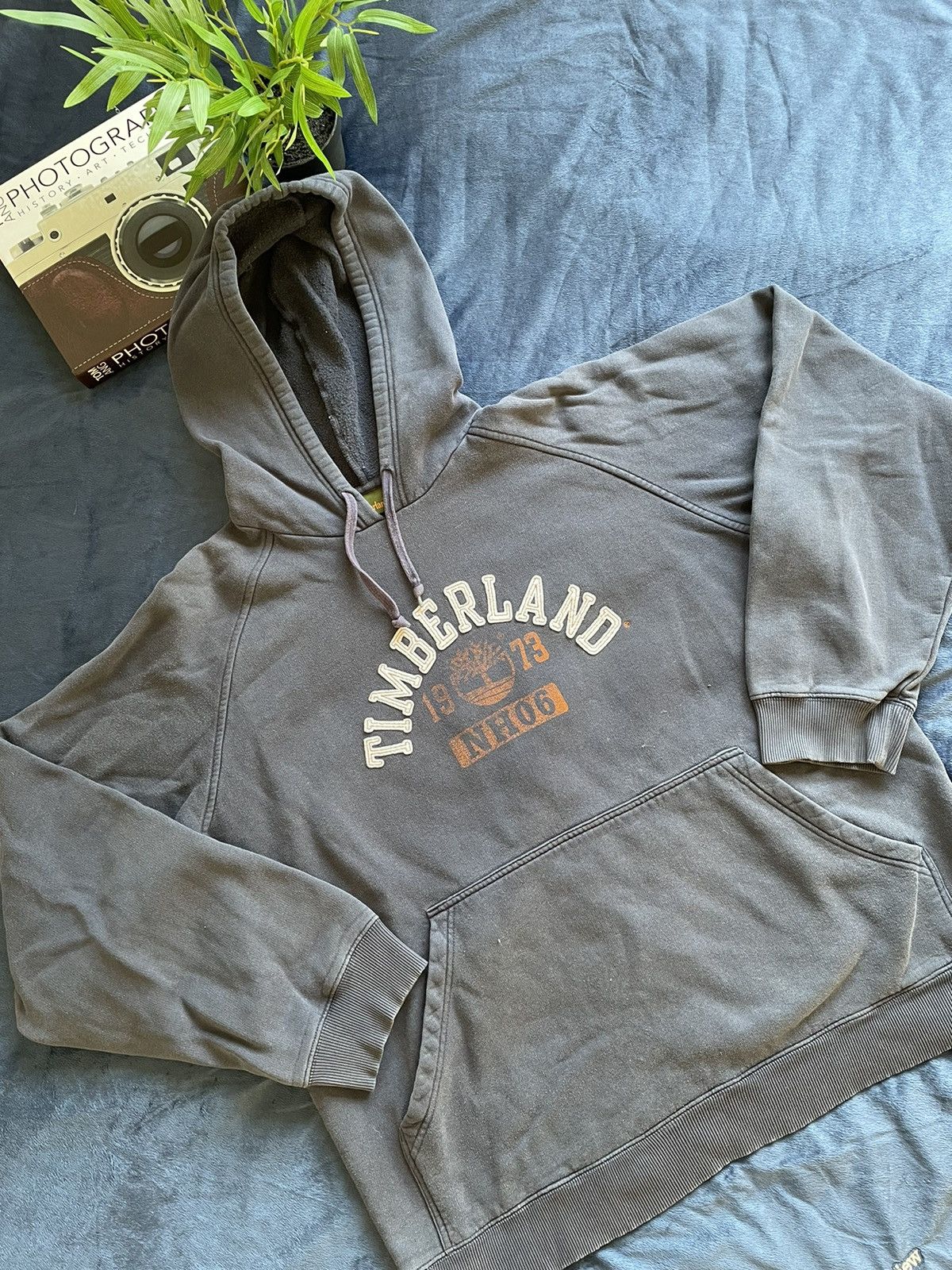 Streetwear × Timberland × Vintage Vintage faded navy blue timberland ...