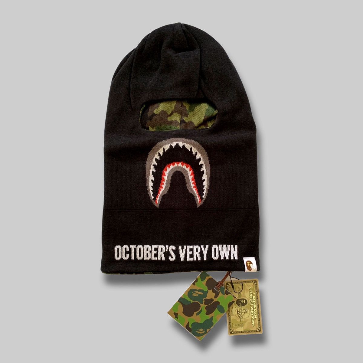 Bape × Octobers Very Own OVO® X BAPE® CAMO BALACLAVA SKI MASK | Grailed