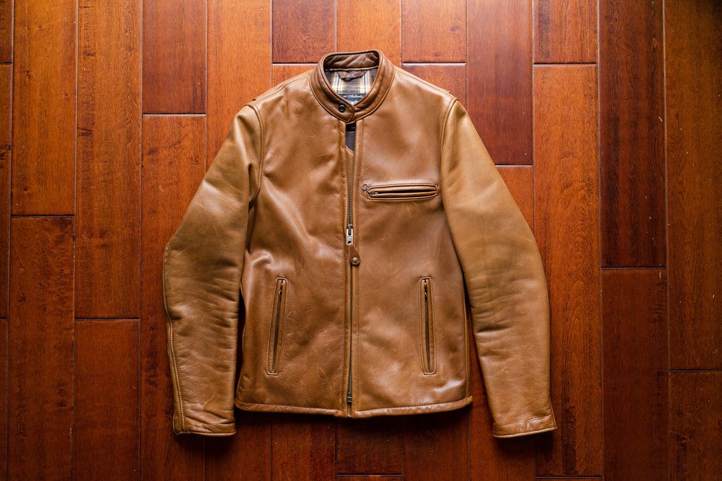 Schott Cafe Racer Leather Jacket | Grailed