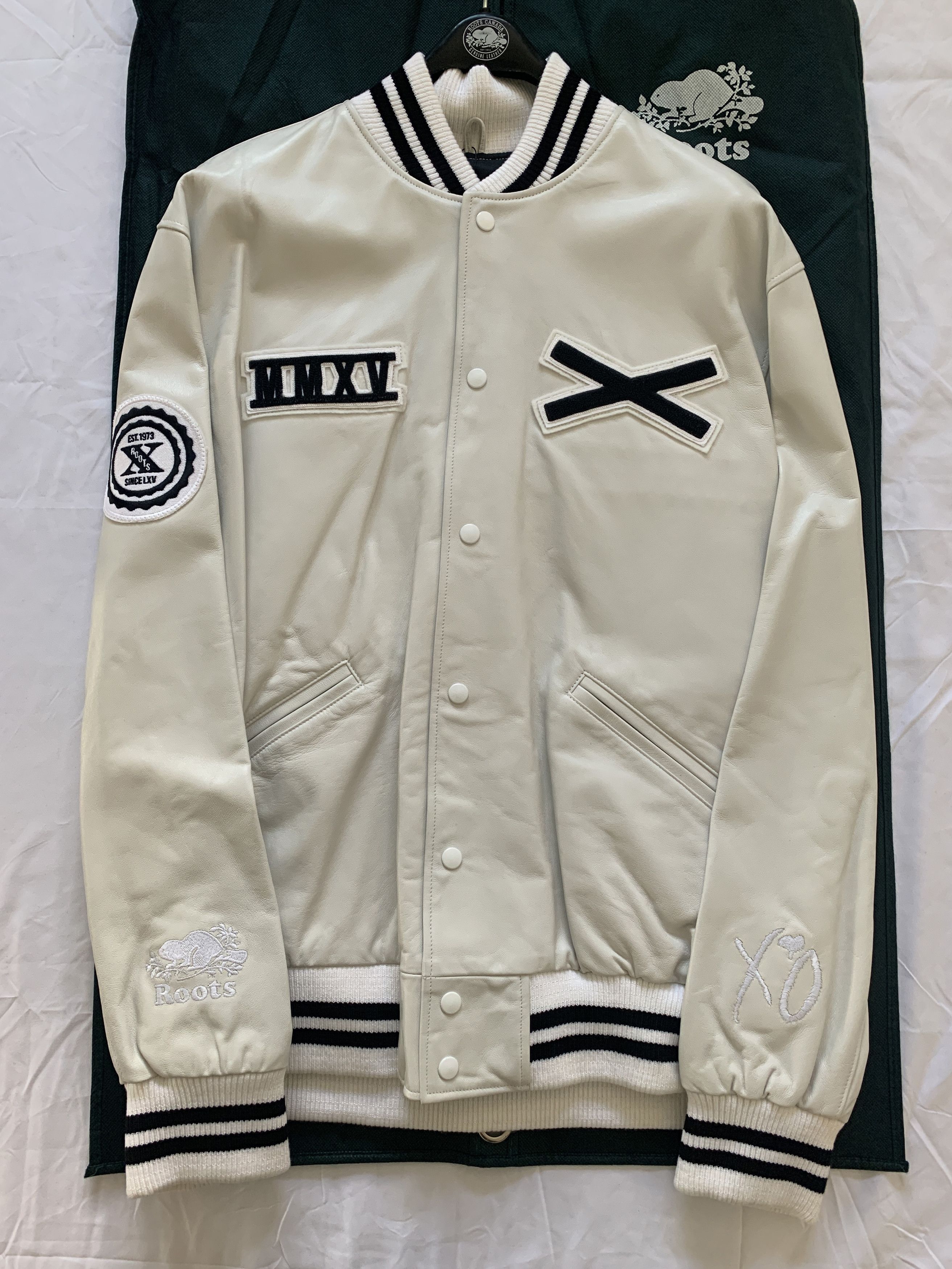 Roots THE WEEKND x XO x ROOTS VARSITY JACKET 2014 | Grailed