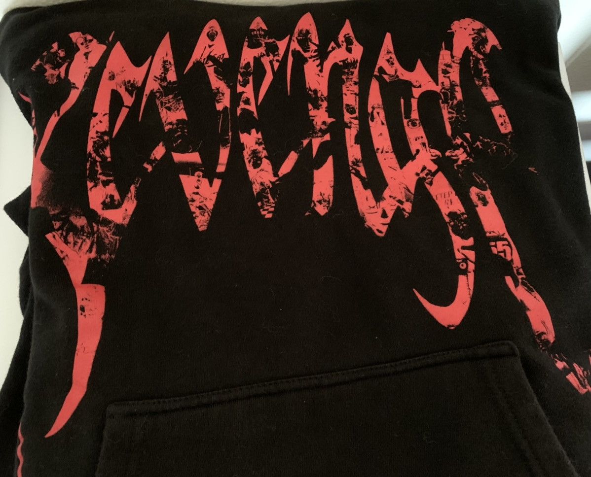 999 Club × Revenge Revenge X 999 Collage Hoodie Black | Grailed