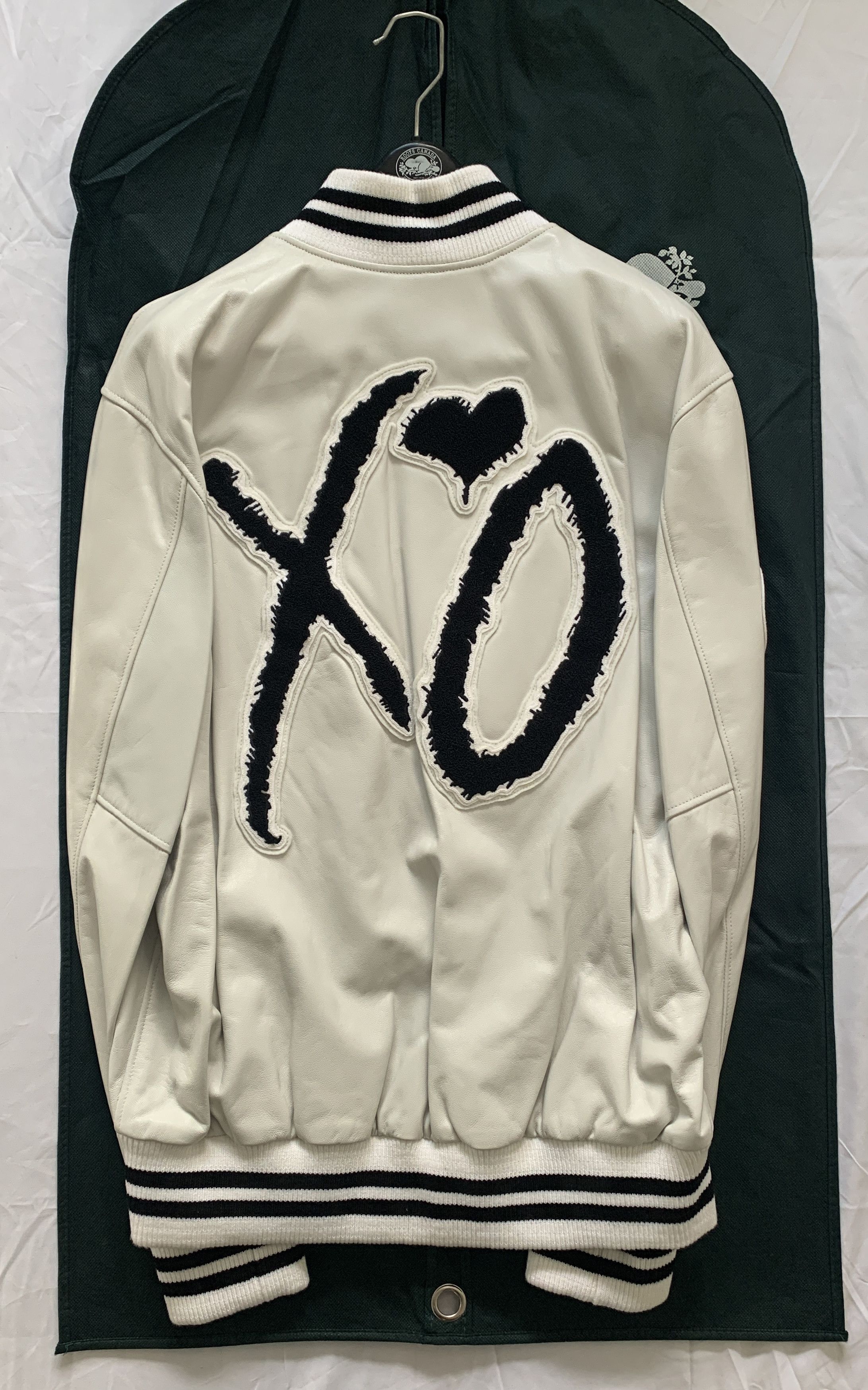 Roots × The Weeknd × XO THE WEEKND x XO x ROOTS VARSITY JACKET 2014 ...