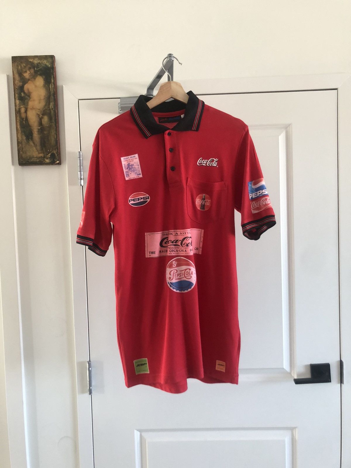 Coca Cola × Pepsi Coca Cola Pepsi vintage logo polo shirt | Grailed