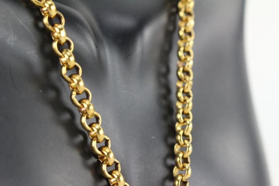 Chanel Chanel 29 24k Gold Plate CC Logo Chain Necklace 8CJ104 | Grailed