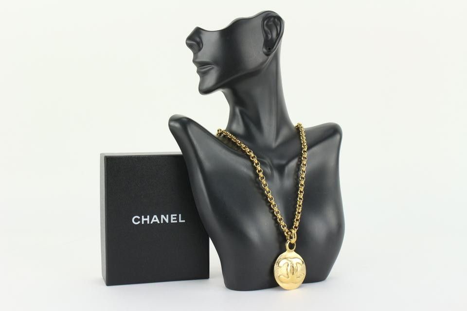 Chanel Chanel 29 24k Gold Plate CC Logo Chain Necklace 8CJ104 | Grailed