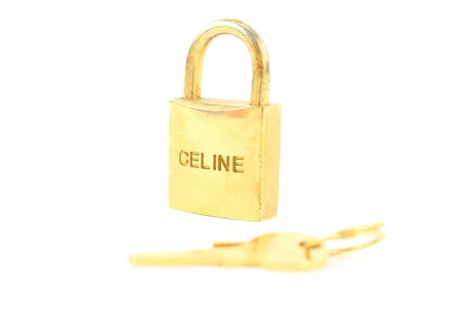 Celine Céline Logo Lock and Key Set Cadena Padlock 637cel317 | Grailed