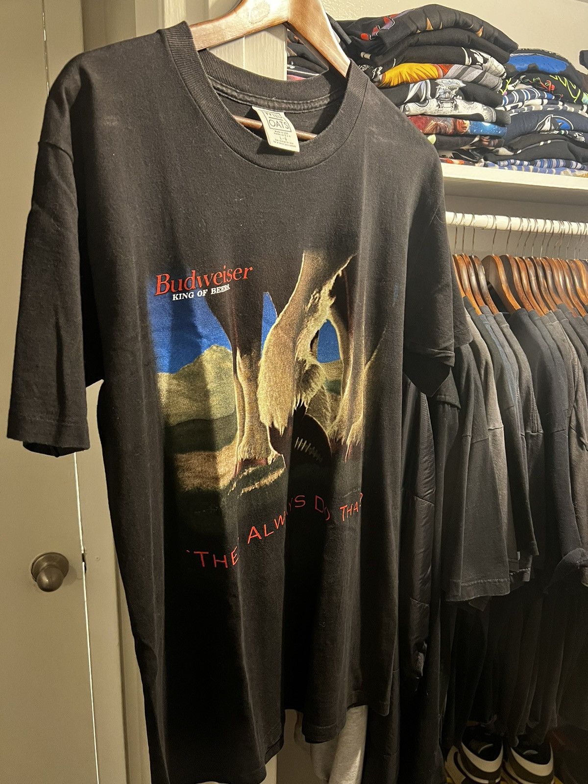 Budweiser × Vintage Vintage 1995 Budweiser horses Football Field Goal ...