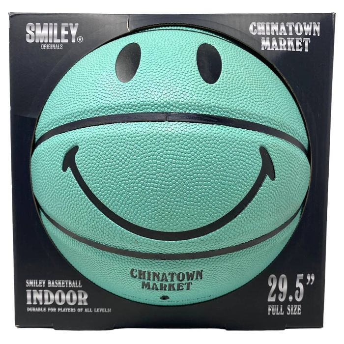Market Chinatown Market X Smiley 29.5" Indoor Basketball - Teal | Grailed