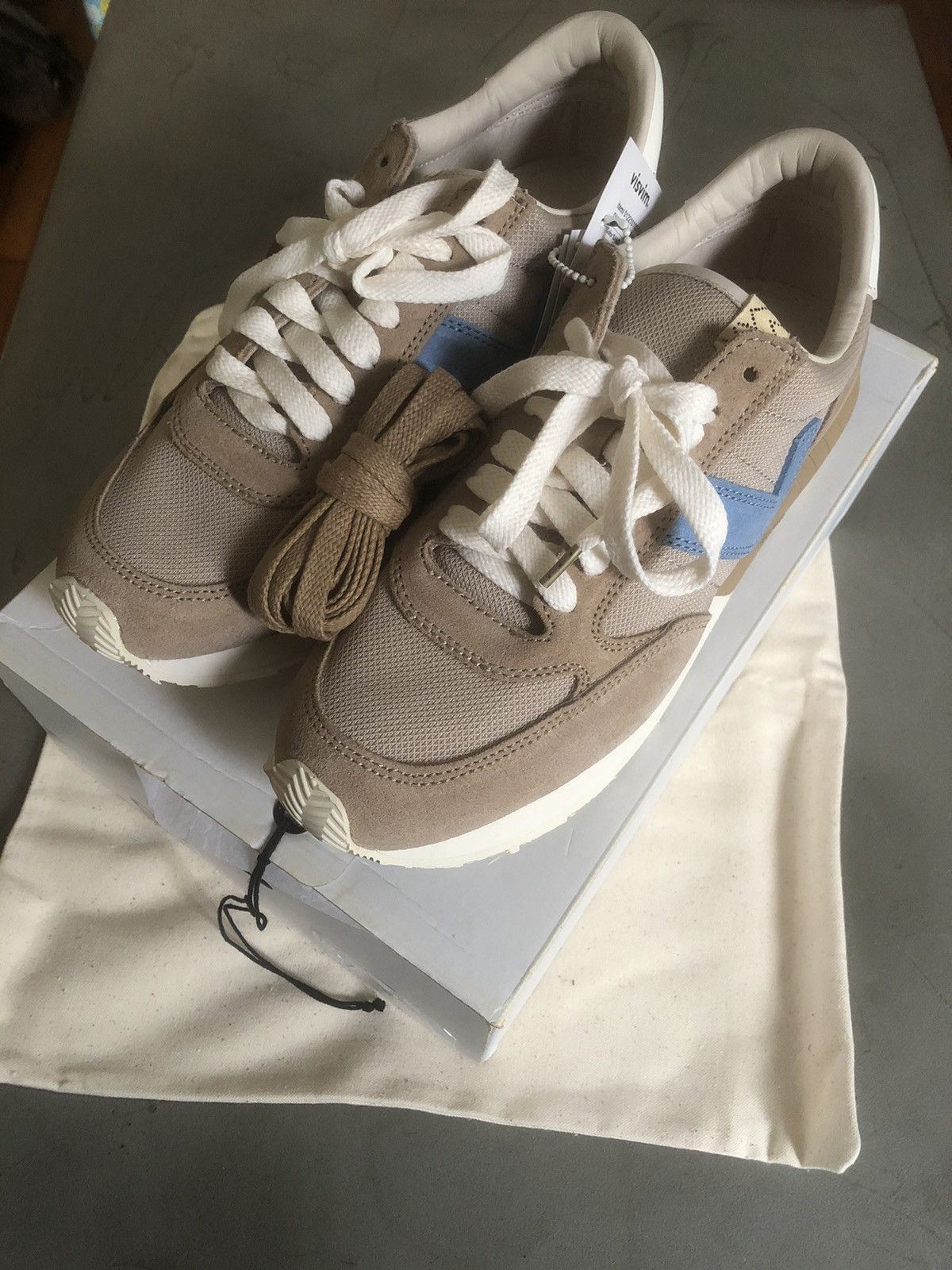 Visvim Dunand trainers, sand, 9,5US | Grailed