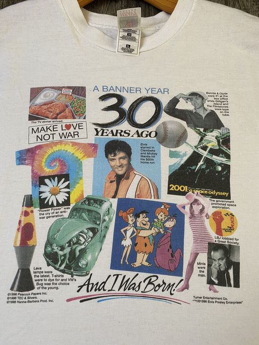 Vintage Rare Vintage 90s Decades T Shirt Remembering the 60s XL | Grailed