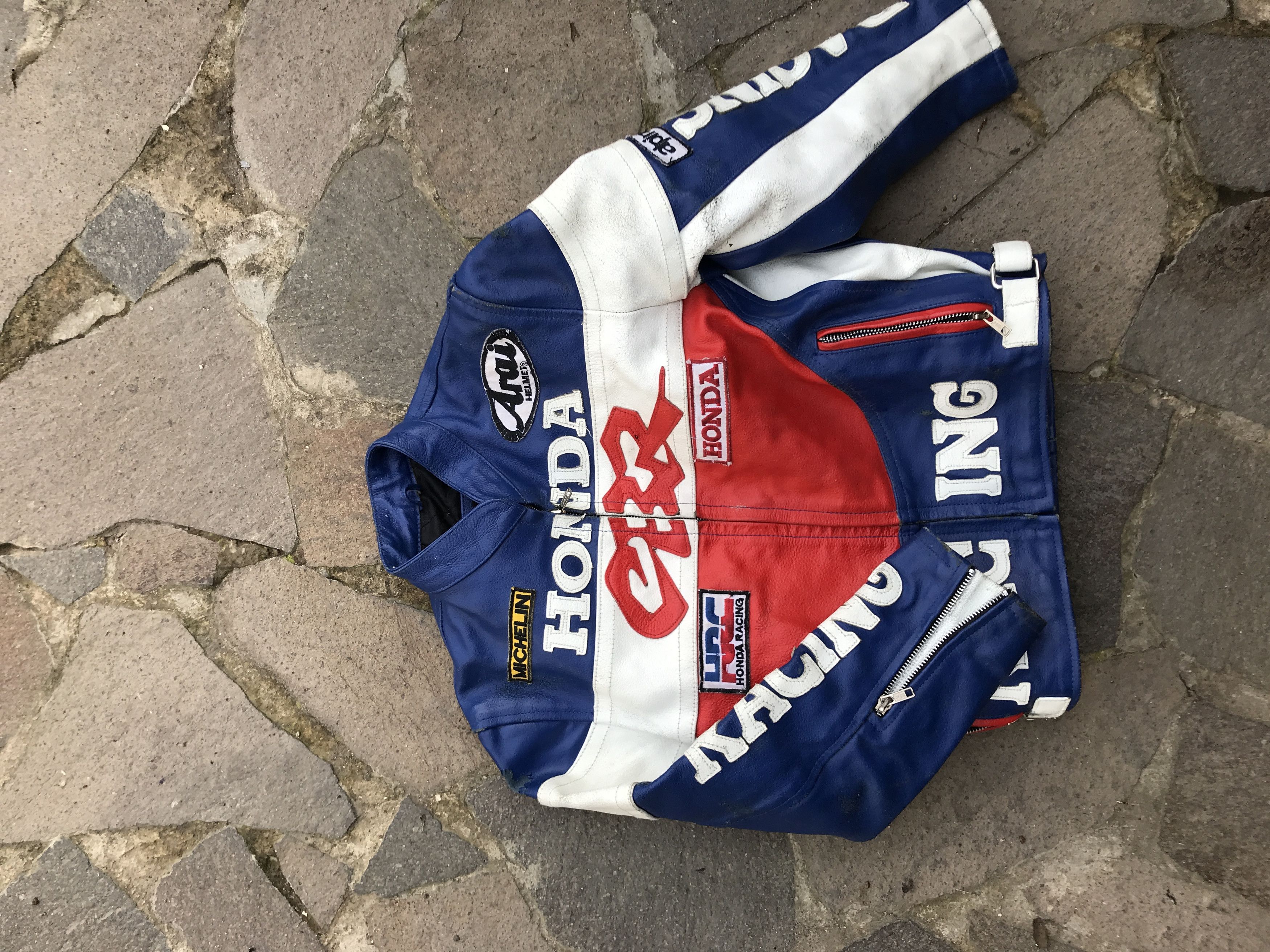 Vintage Vintage Honda Racing Leather jacket Honda CBR | Grailed