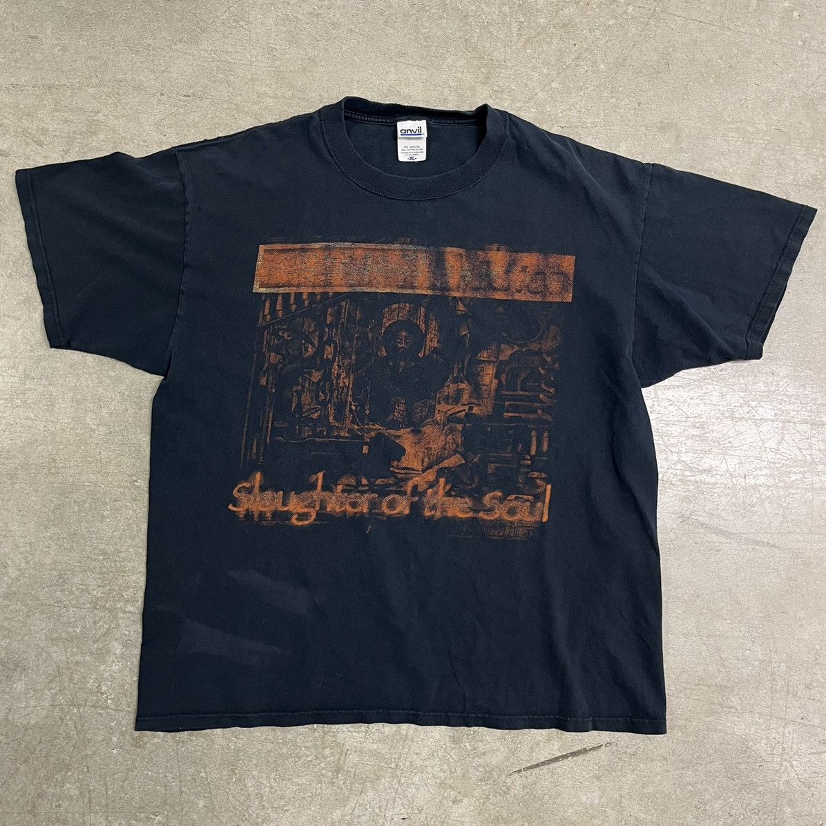 Anvil × Band Tees × Vintage Vintage At The Gates Slaughter of the Soul ...