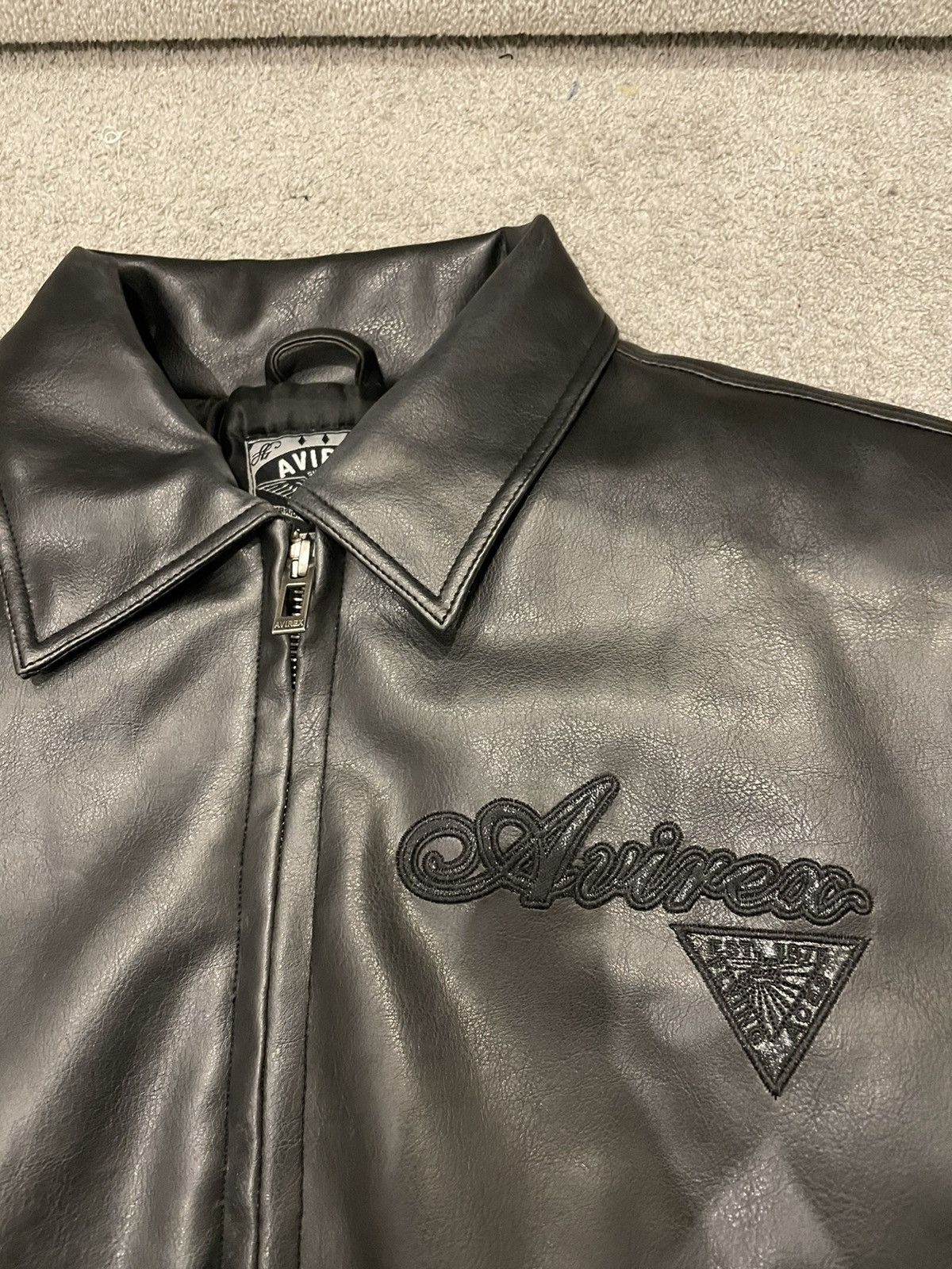 Avirex × Avirex Varsity Jacket × Japanese Brand vintage avirex leather ...