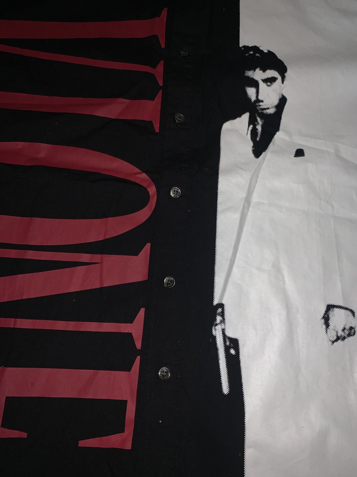 Vlone Scarface X Vlone button up | Grailed