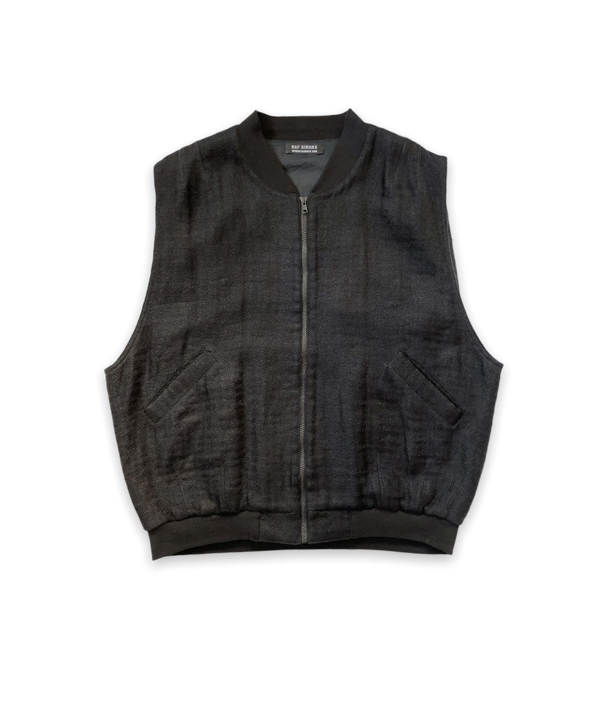 Raf Simons SS00 “Summa Cum Laude” Bomber Vest | Grailed
