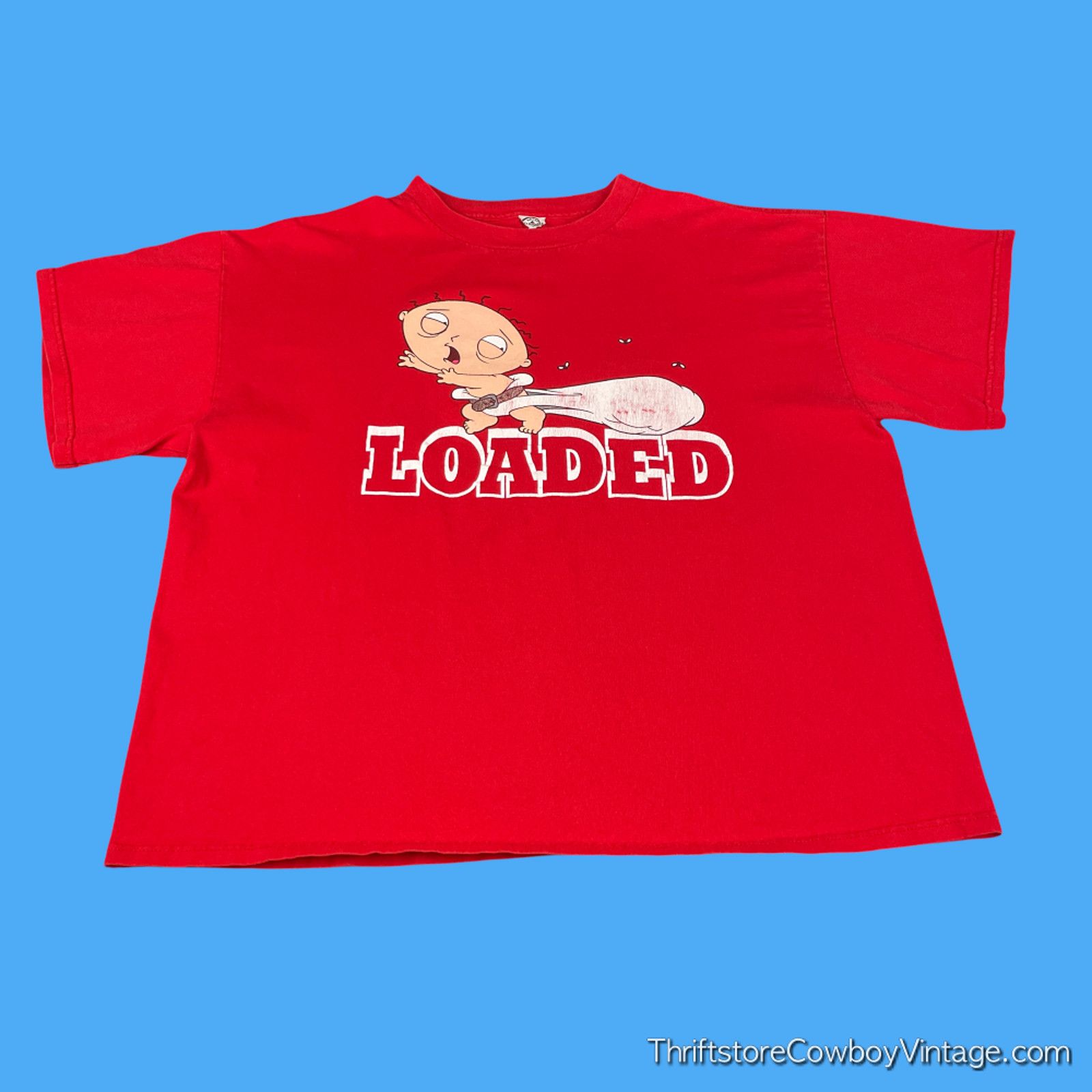 Delta Y2K Family Guy Stewie Griffin Loaded Diaper T-Shirt XL | Grailed