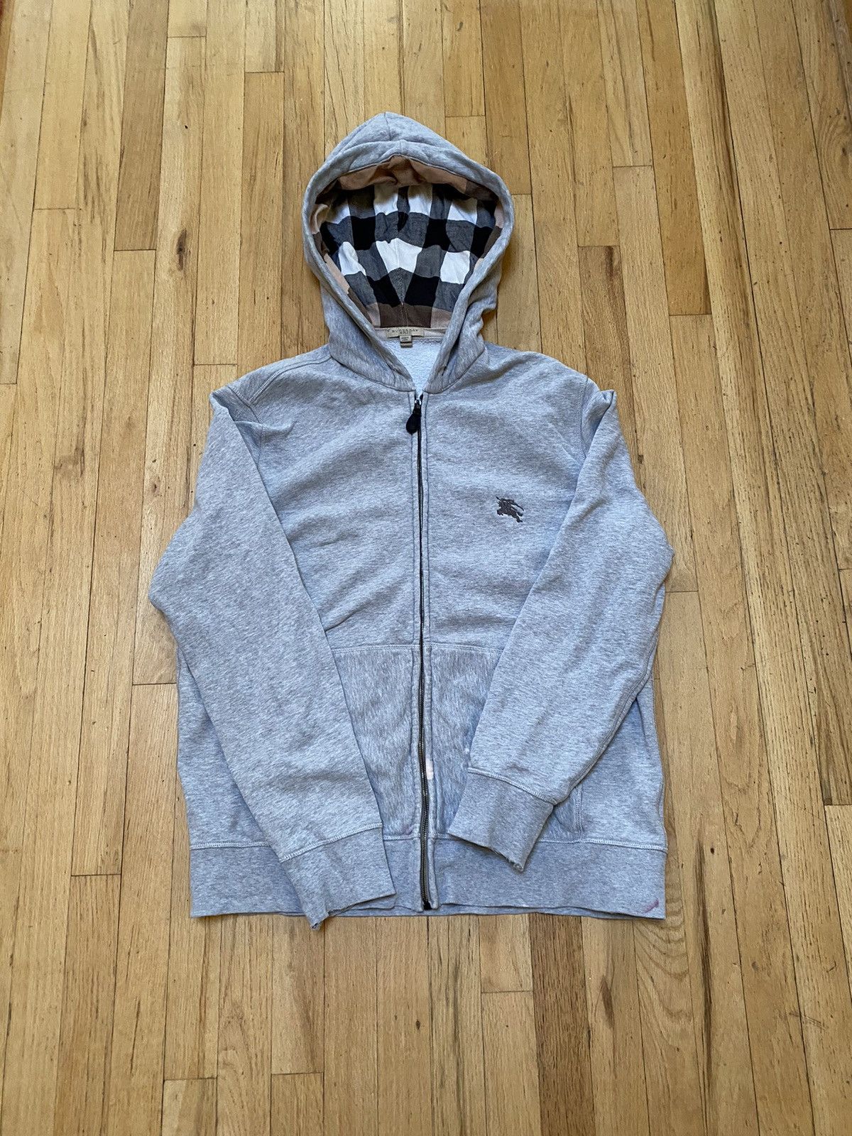 Burberry Vintage Burberry Zip-Up Sweatshirt | Grailed