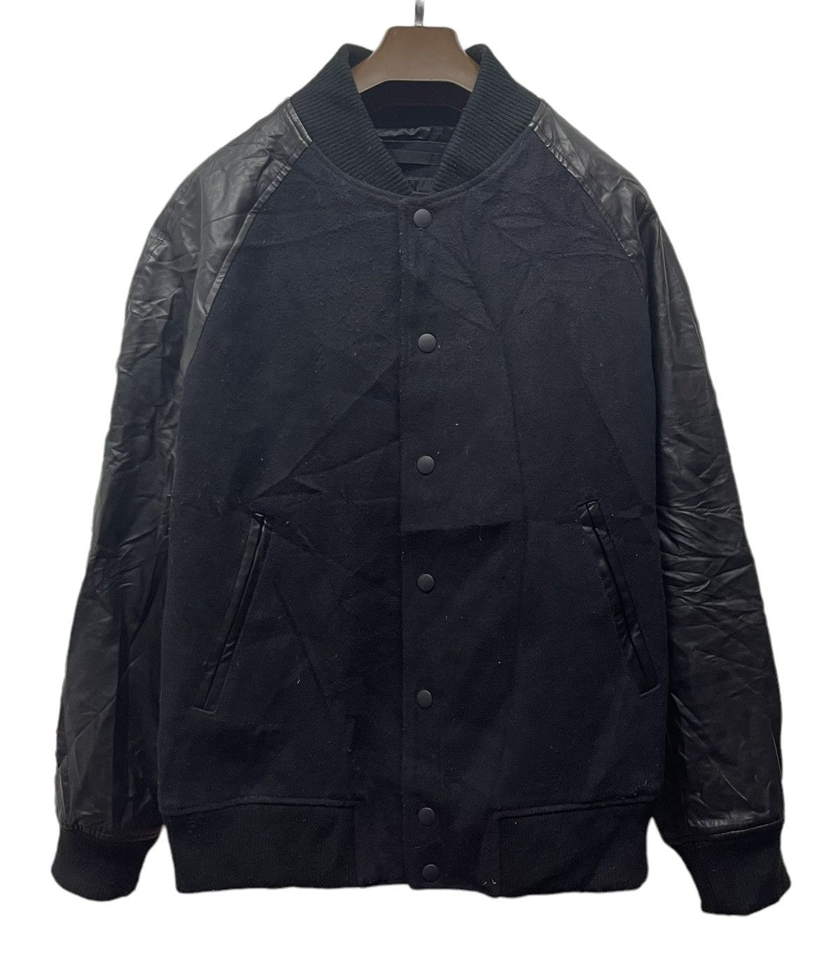 Uniqlo Rare !! Uniqlo Wool Japanese Brand Varsity Jacket | Grailed