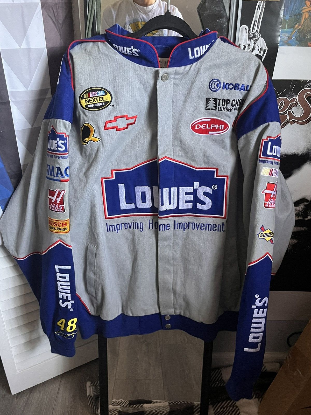 Vintage Vintage racing jacket NASCAR Lowe’s Chevy Jimmie Johnson | Grailed
