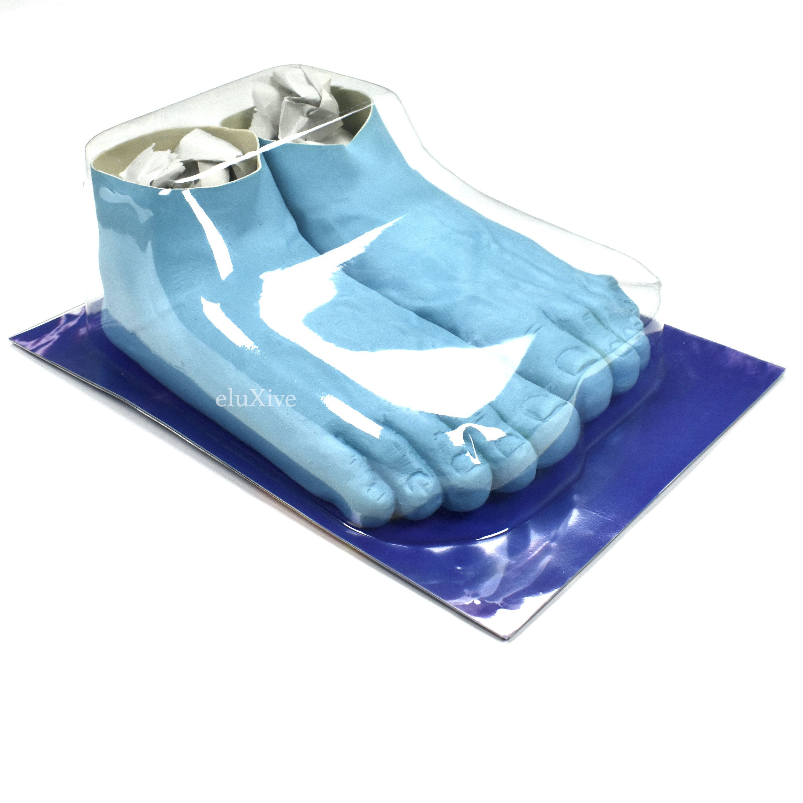 Imran Potato Imran Potato Caveman Foot Slippers 'Smurf' DS 2022 | Grailed