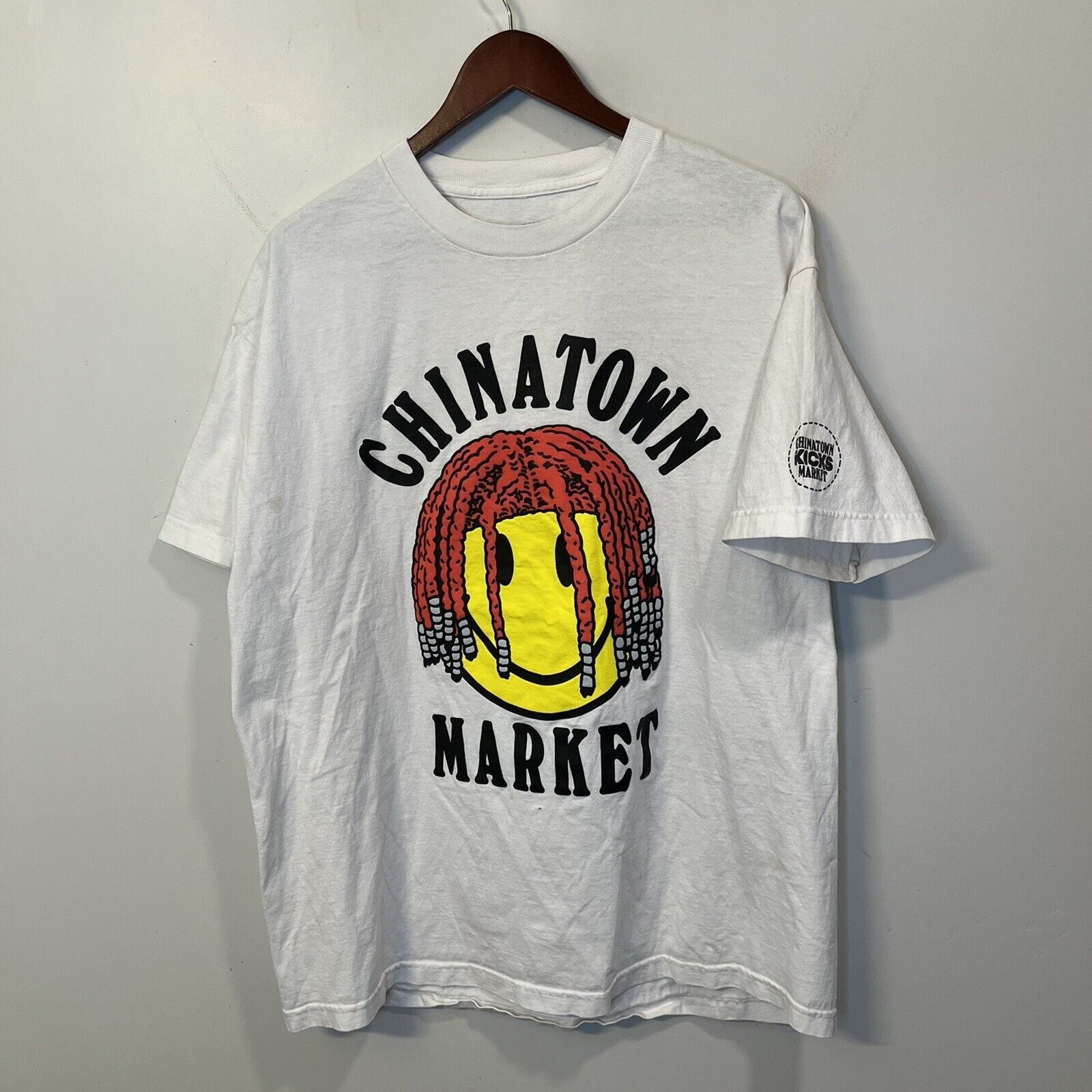 Vintage Rare Chinatown Market Smiley Face T -shirt | Grailed