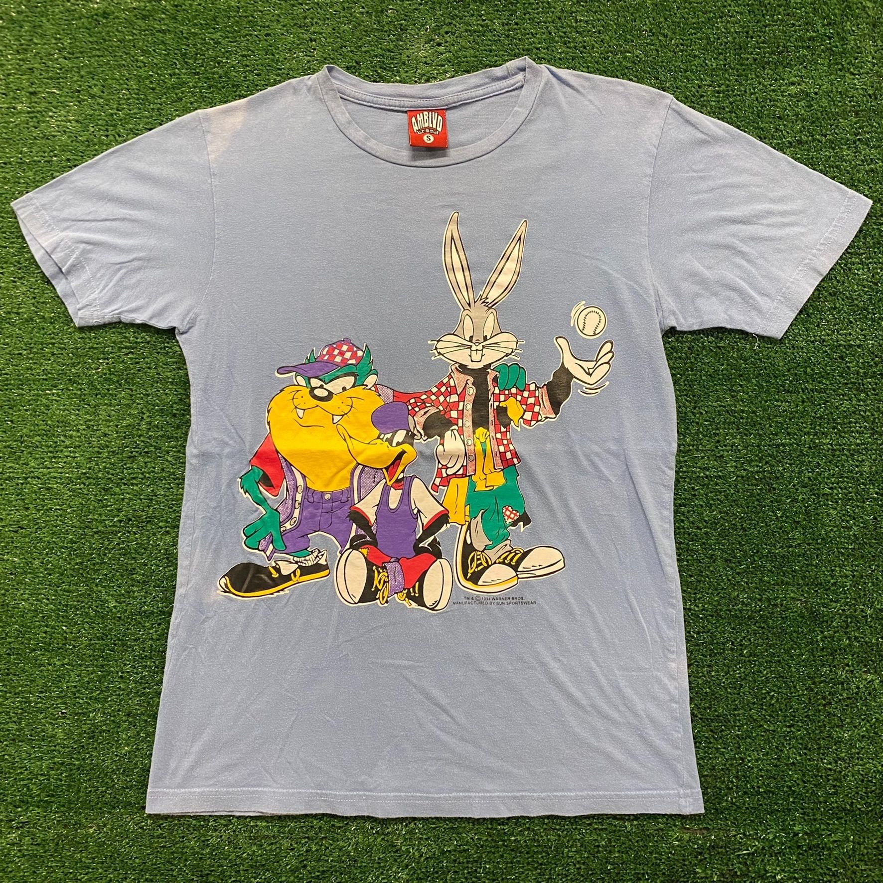 Streetwear × Vintage × Warner Bros Looney Tunes Vintage 90s Cartoon T ...