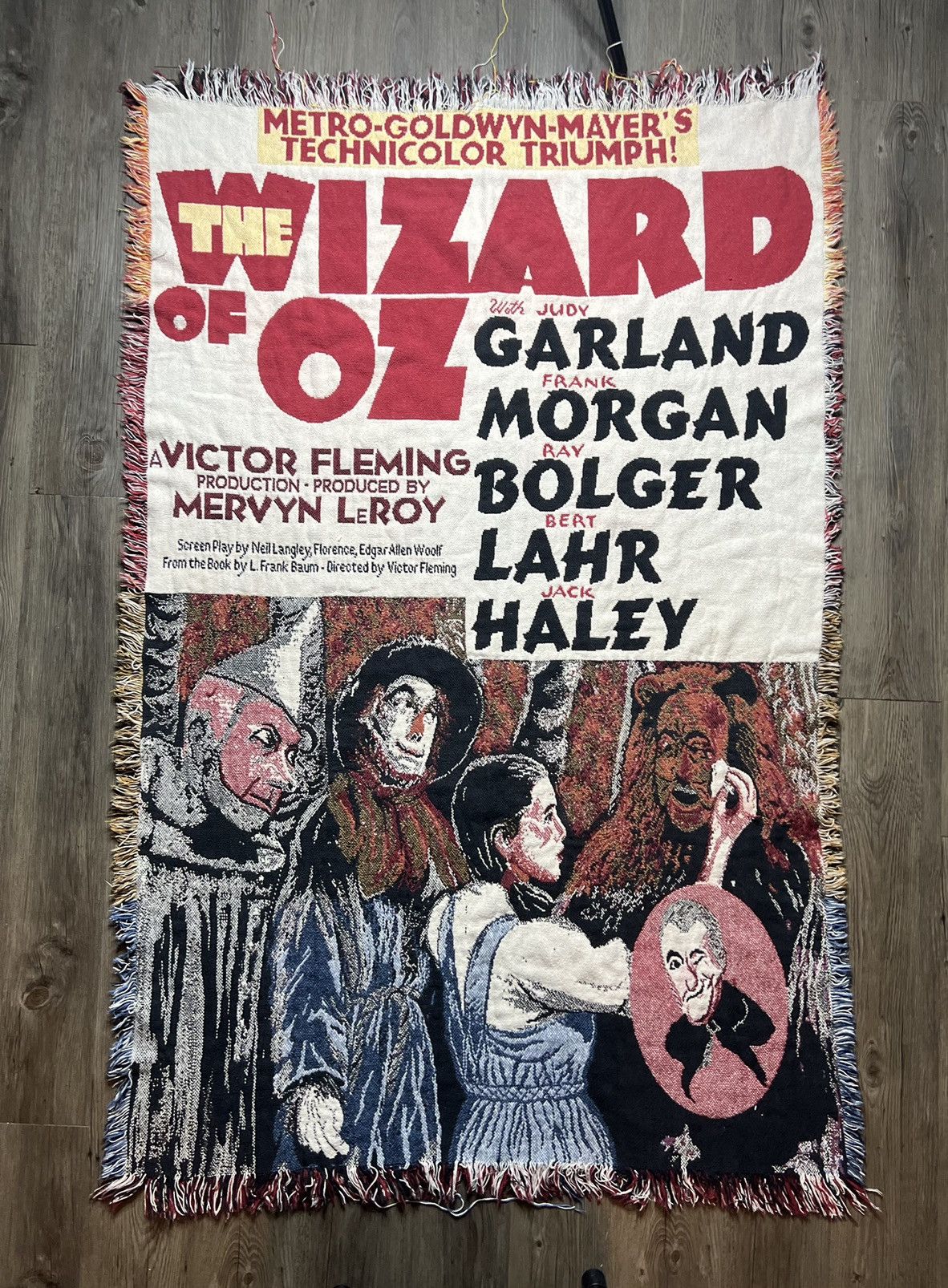 Made In Usa × Streetwear × Vintage “Vintage” The Wizard Of Oz Rug 5.5 x ...