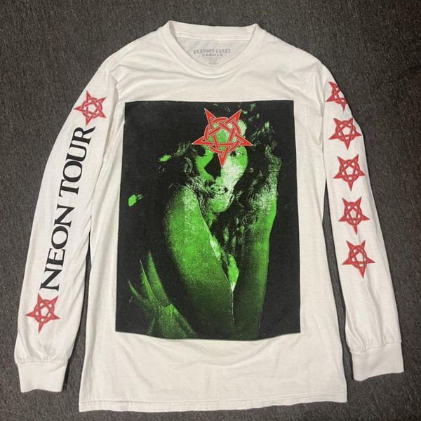 Playboi Carti Playboi Carti white pentagram L/S | Grailed